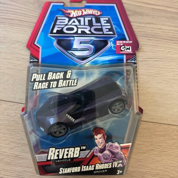 Hot Wheels | Toys | Hot Wheels Battle Force 5 Reverb Pullback Vehicle ...